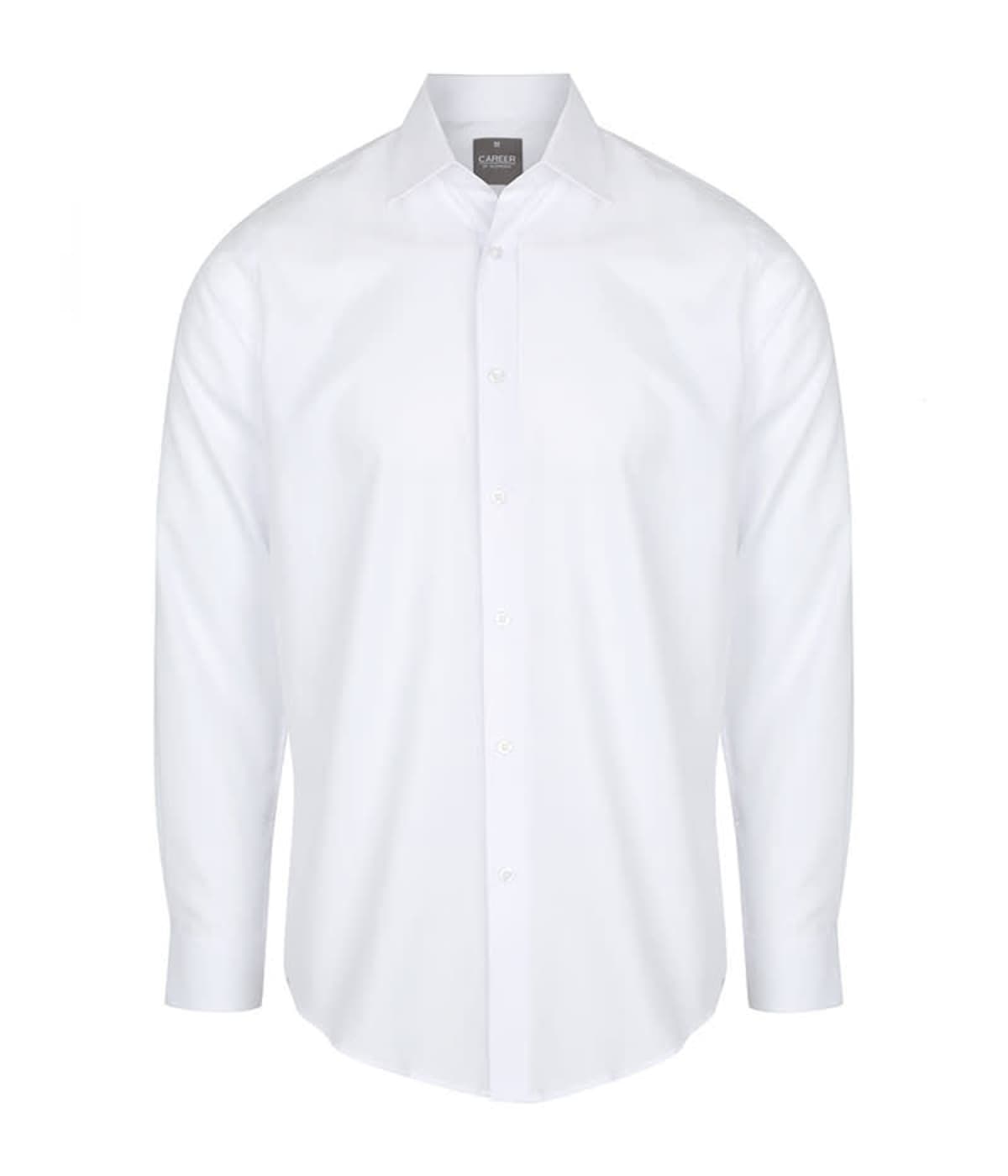 Men's Ultimate White Long Sleeve Shirt • ASB Branded Merchandise