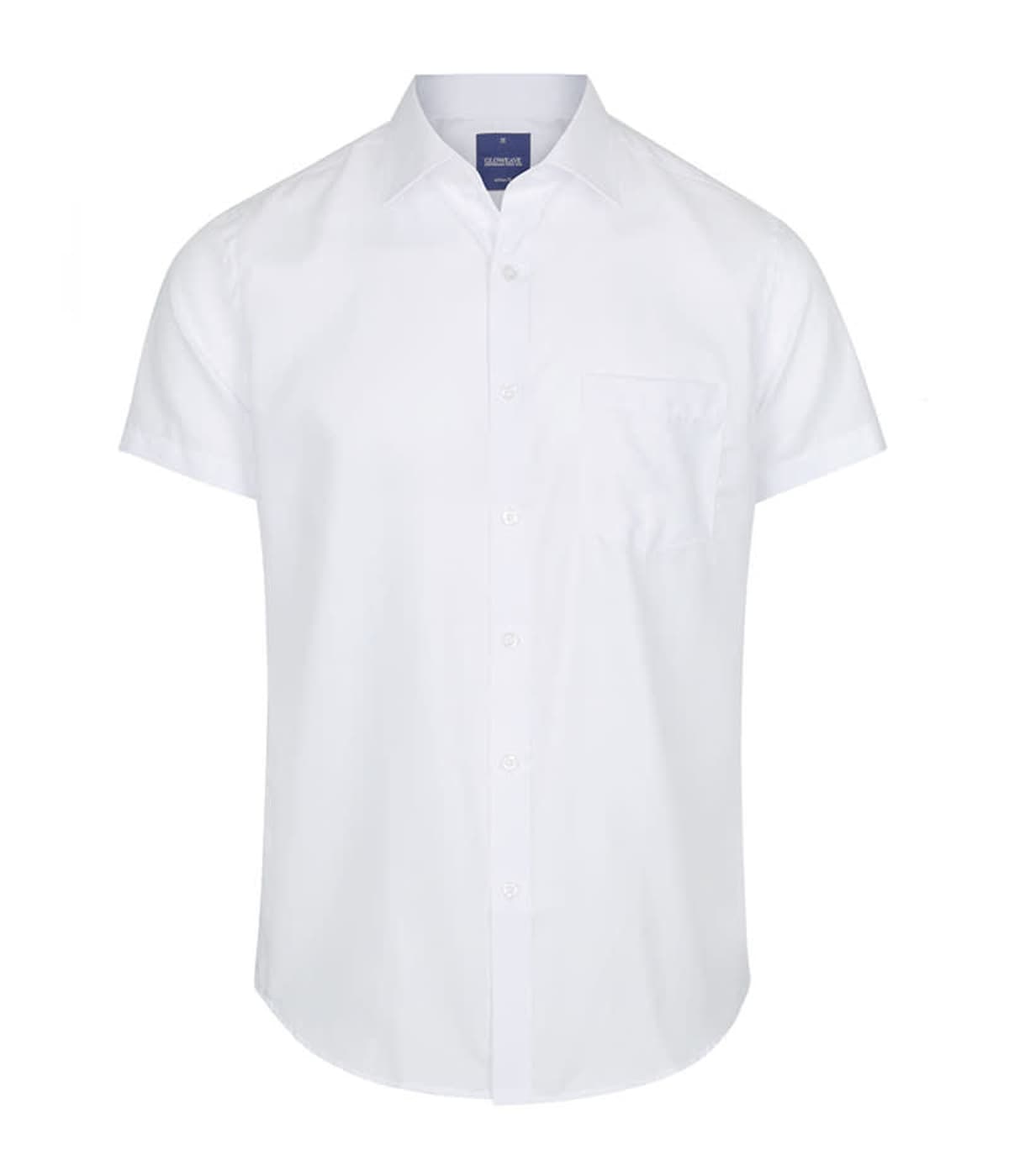 Men's Ultimate White Short Sleeve Shirt • ASB Branded Merchandise
