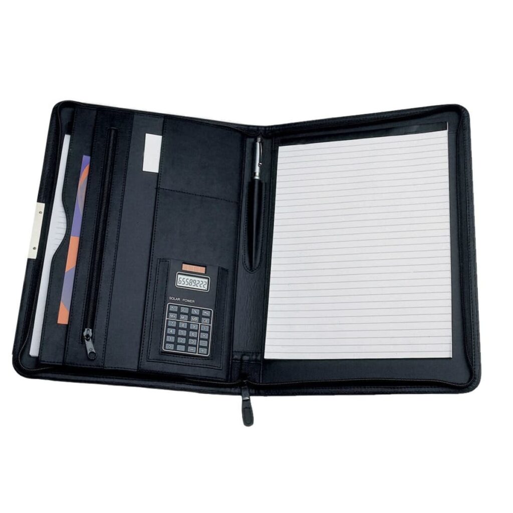 The Stella A4 Zip Compendium w/ Calculator • ASB Branded Merchandise